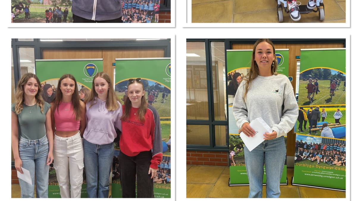 Ysgol Penweddig celebrate excellent A-level results | cambrian-news.co.uk