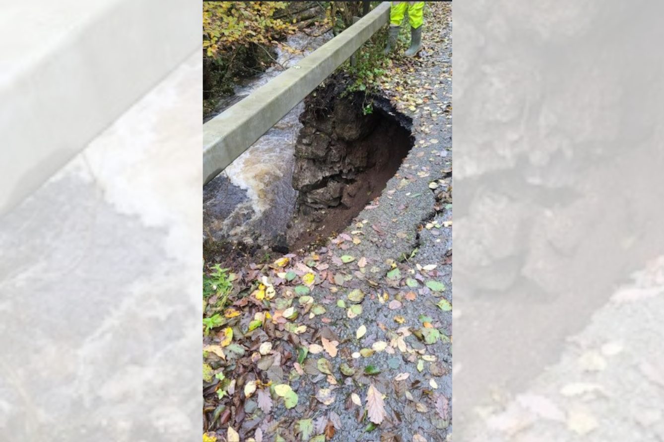 Work to begin on Talerddig A470 road collapse this October | cambrian ...