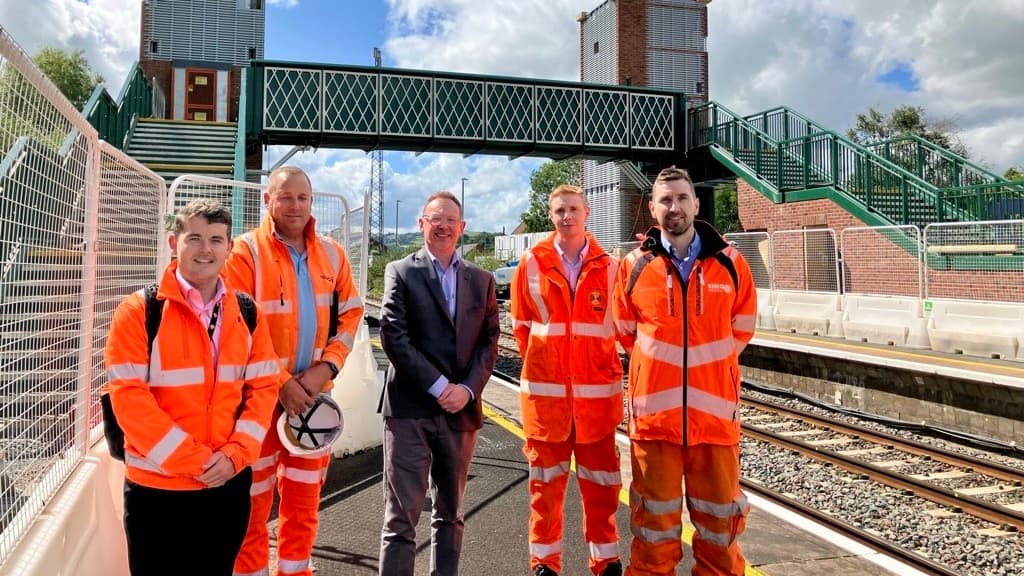 Improvements made to Cambrian Line railway station | cambrian-news.co.uk