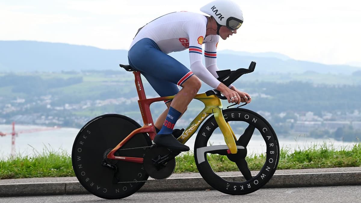 Josh Tarling finishes fourth at World Time Trial Championships ...