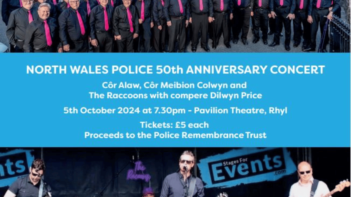Concert will mark 50th anniversary of North Wales Police | cambrian ...