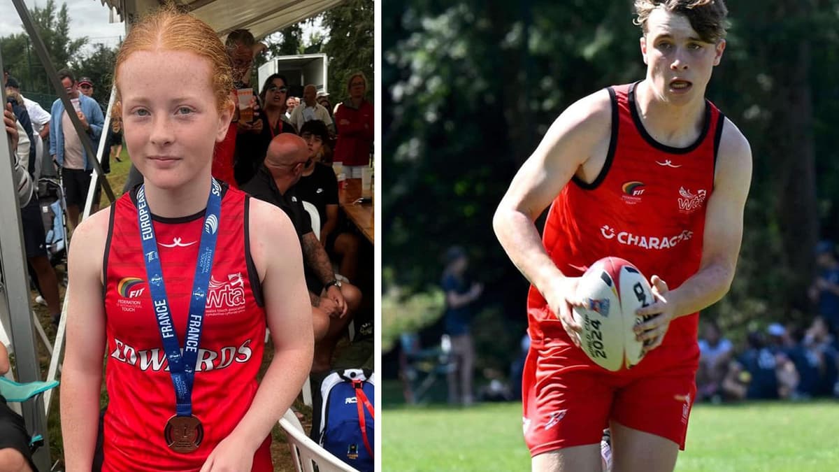 Medals for Medi and Osian at European Touch Rugby Championships ...