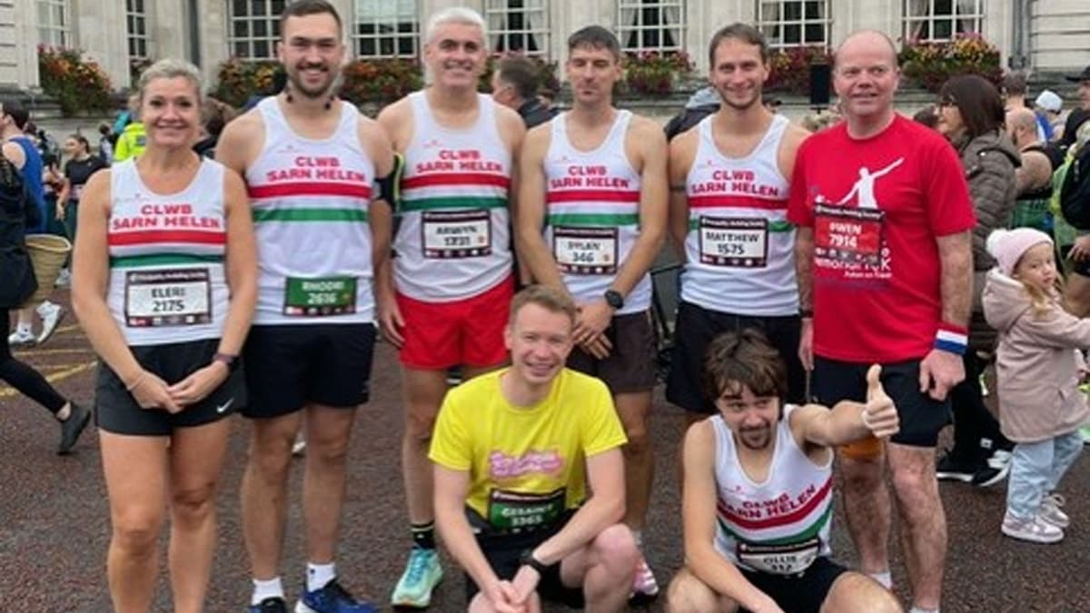 Sarn Helen runners take on Cardiff half marathon and cross country ...