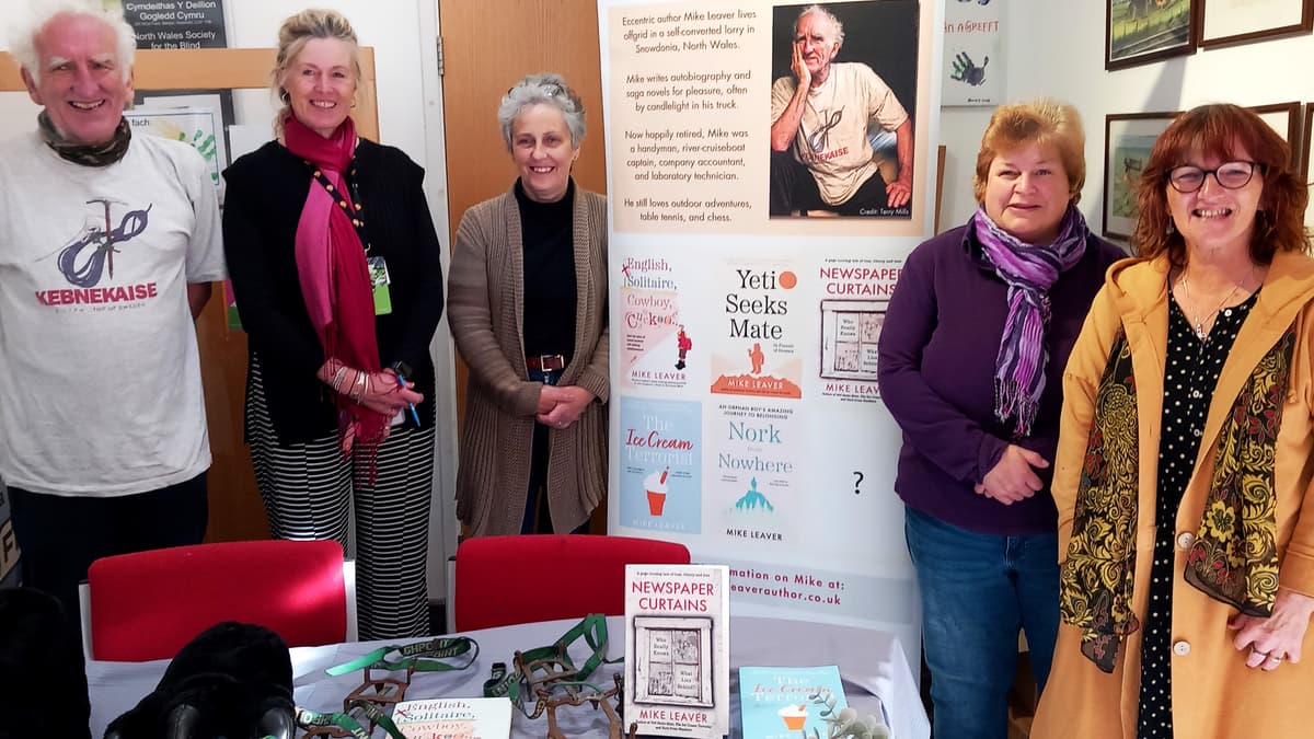 Porthmadog author Mike enjoys back-to-back book signing events ...