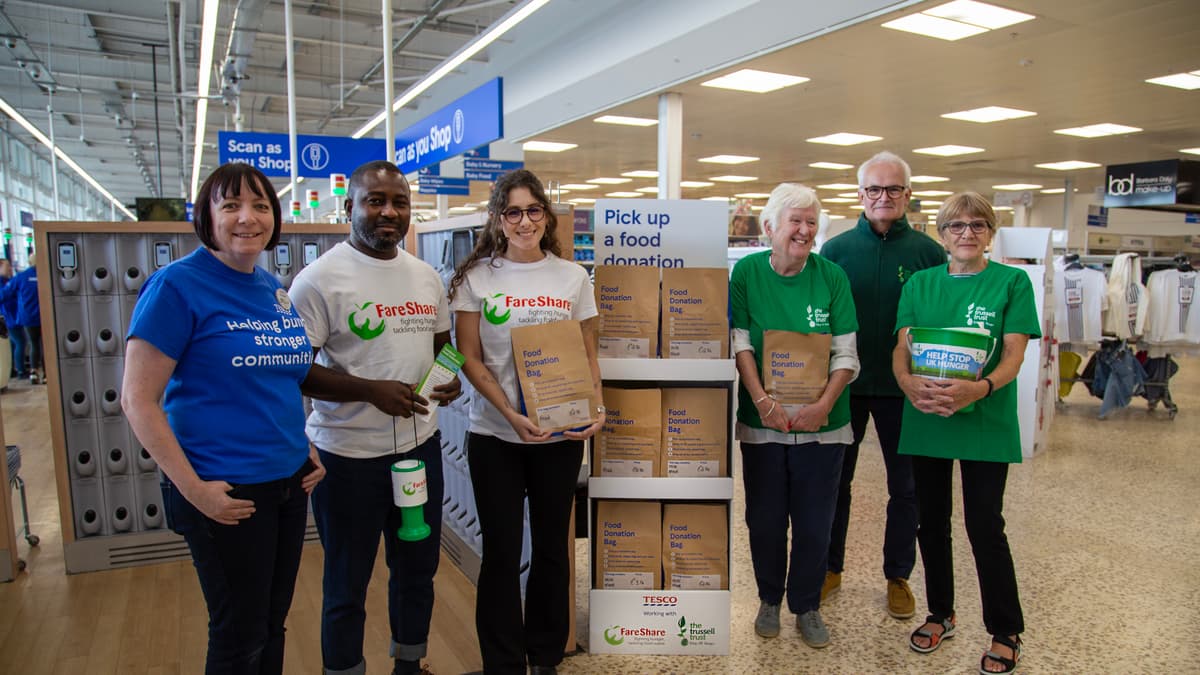 Tesco launches food bank drive | cambrian-news.co.uk