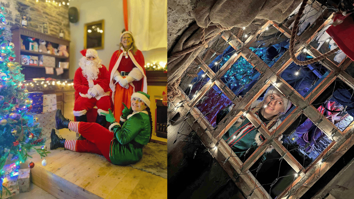 Santa and his elves set up grotto in mid Wales silver mine | cambrian ...