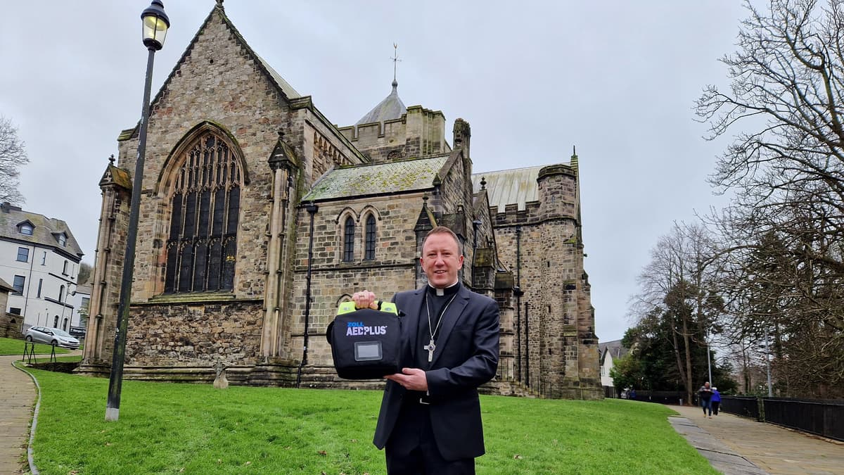 Bangor Cathedral hopes to save lives with new device | cambrian-news.co.uk