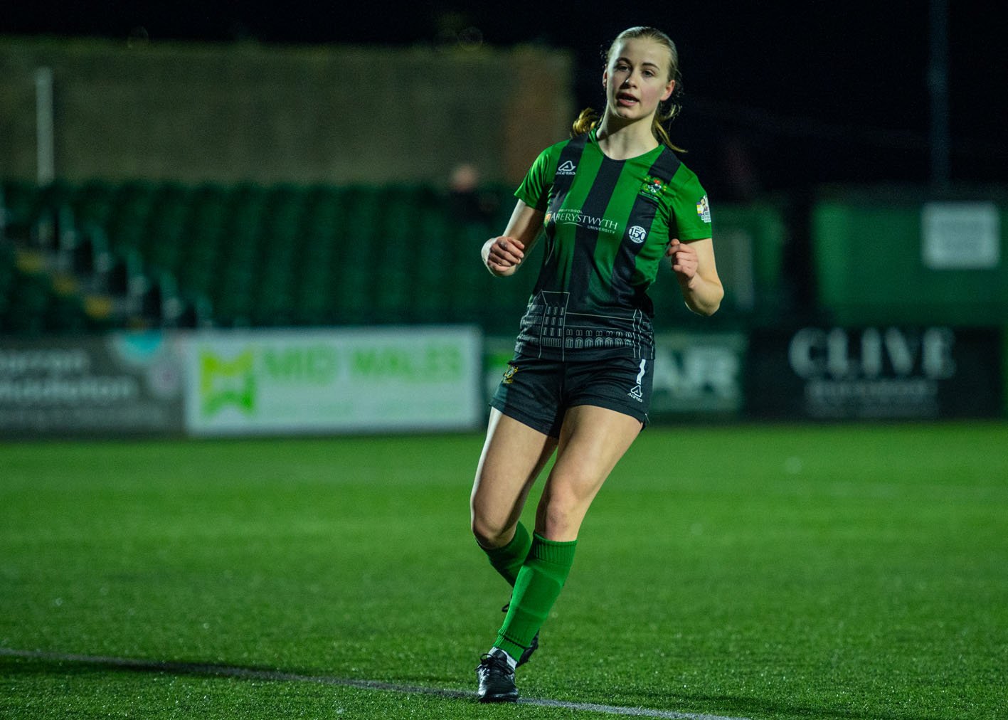 Lleucu Mathias nets deserved equaliser for Aberystwyth Town Women ...