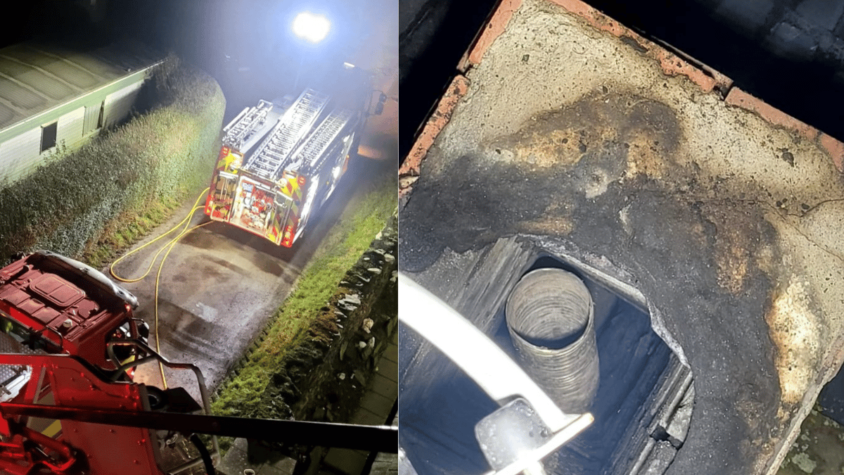 Fire crew called to extinguish chimney fire in Talybont | cambrian-news ...