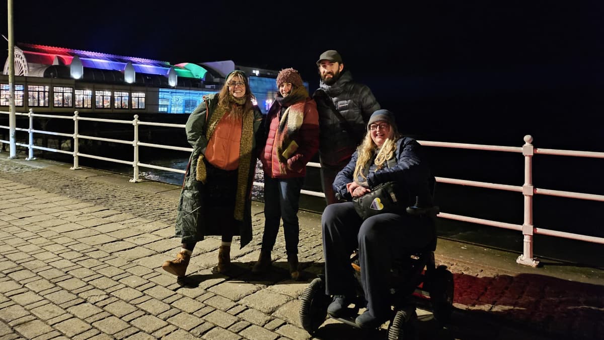 Aberystwyth pier lights up for festival finale | cambrian-news.co.uk