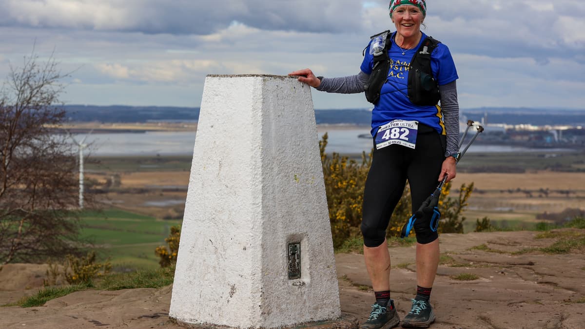 Aberystwyth's Elaine Rowlands wins silver medal at Chester 50 mile ...