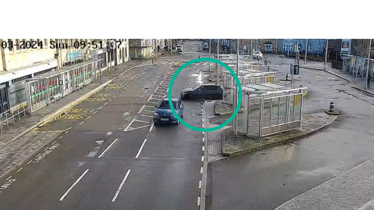 BMW driver caught doing 'donuts' around Aberystwyth roundabout ...
