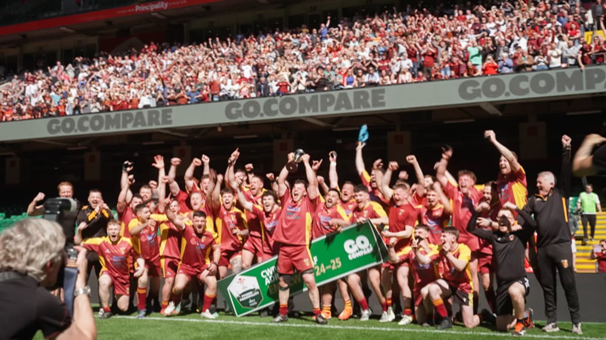 Exclusive content from Caernarfon Rugby Club as they prepare before ...