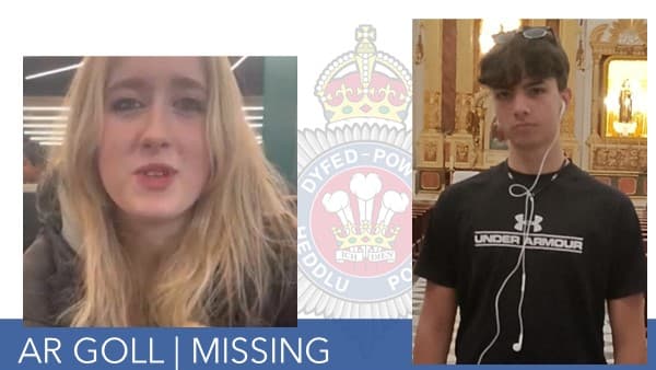 Missing teens found safe and well | cambrian-news.co.uk