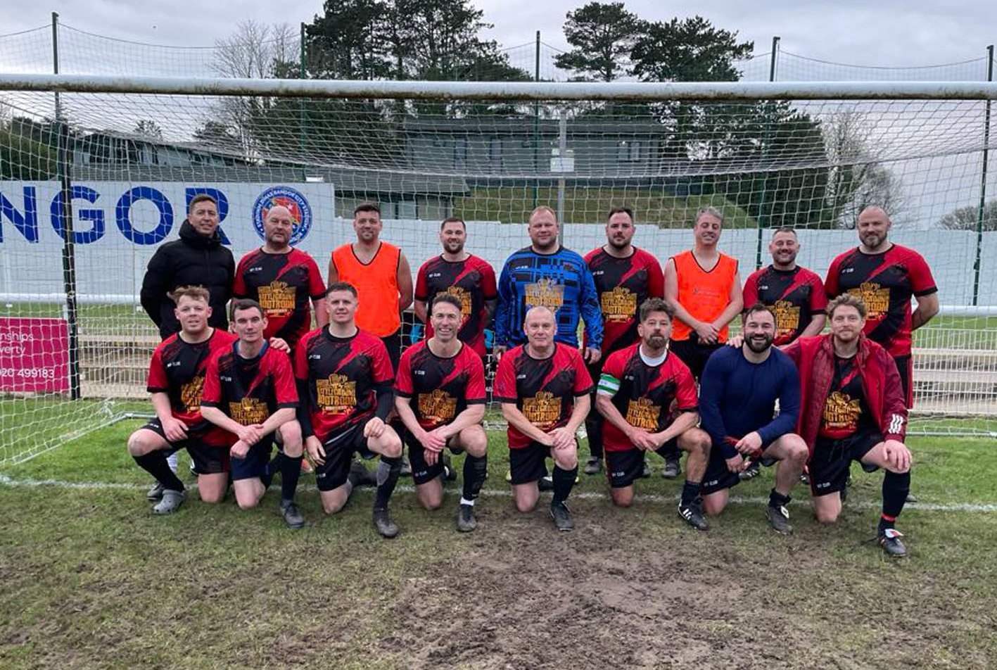 Veterans charity football match at Penparcau FC highlights day ...