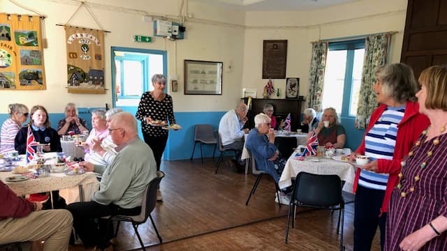 Llanfair marks VE Day with poignant community tea party | cambrian-news ...