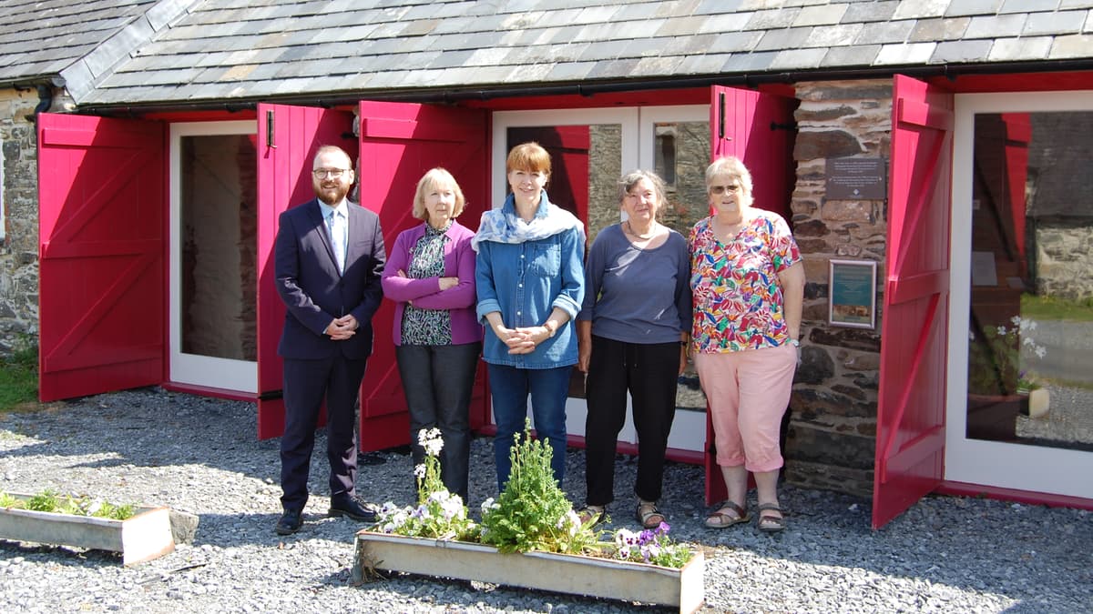 Culture minister celebrates reopening of iconic Strata Florida visitor ...