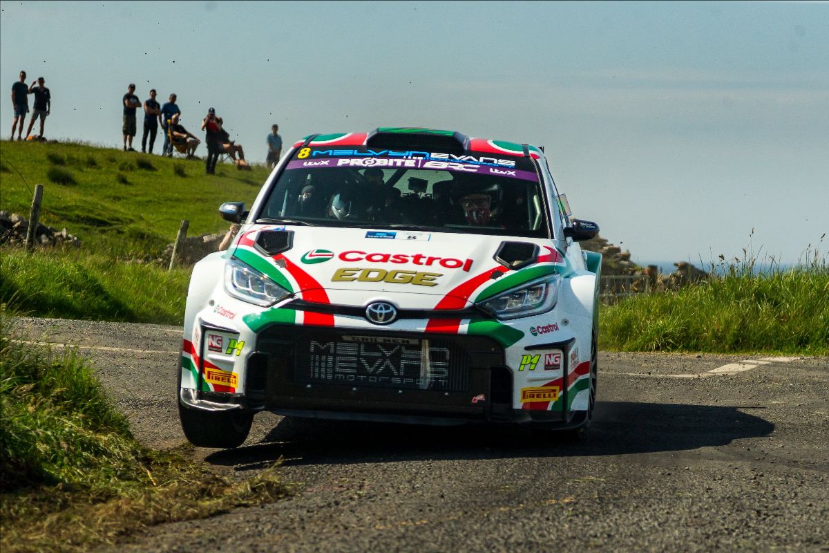 Meirion Evans battles to second place at Donegal International Rally ...