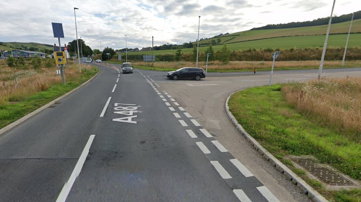 Collision closes A487 junction in Bow Street | cambrian-news.co.uk