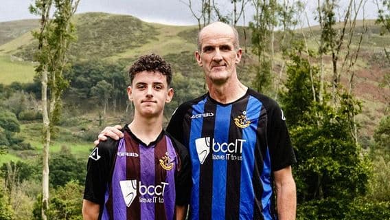 Felinfach father-son duo share special football moment | cambrian-news ...