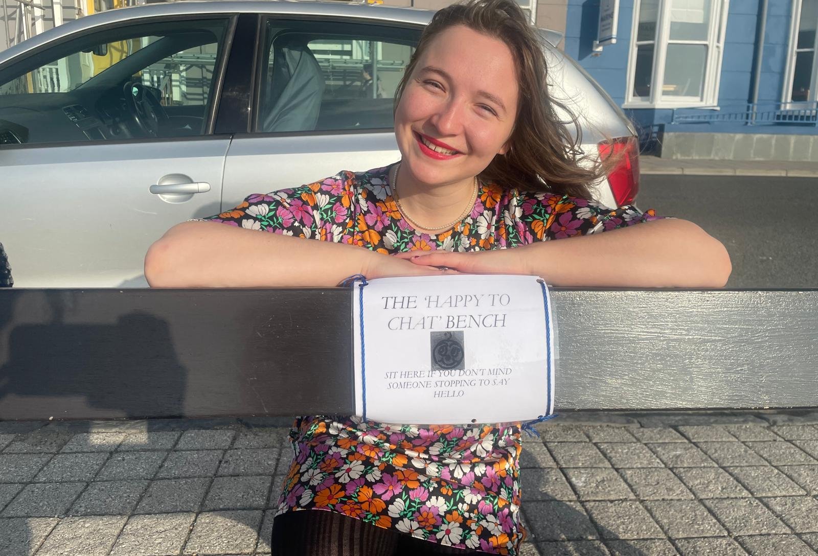 Fighting loneliness one bench at a time: Ex-student brings 'Happy to ...