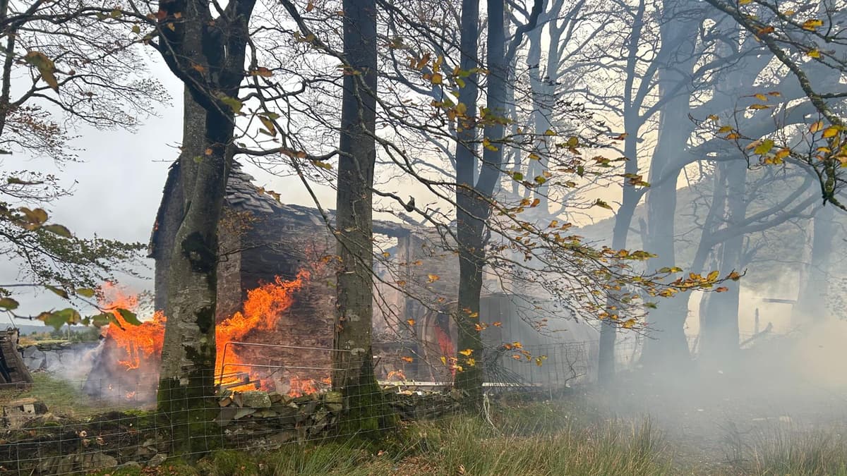One person hospitalised following remote Ysbyty Ystwyth fire | cambrian ...