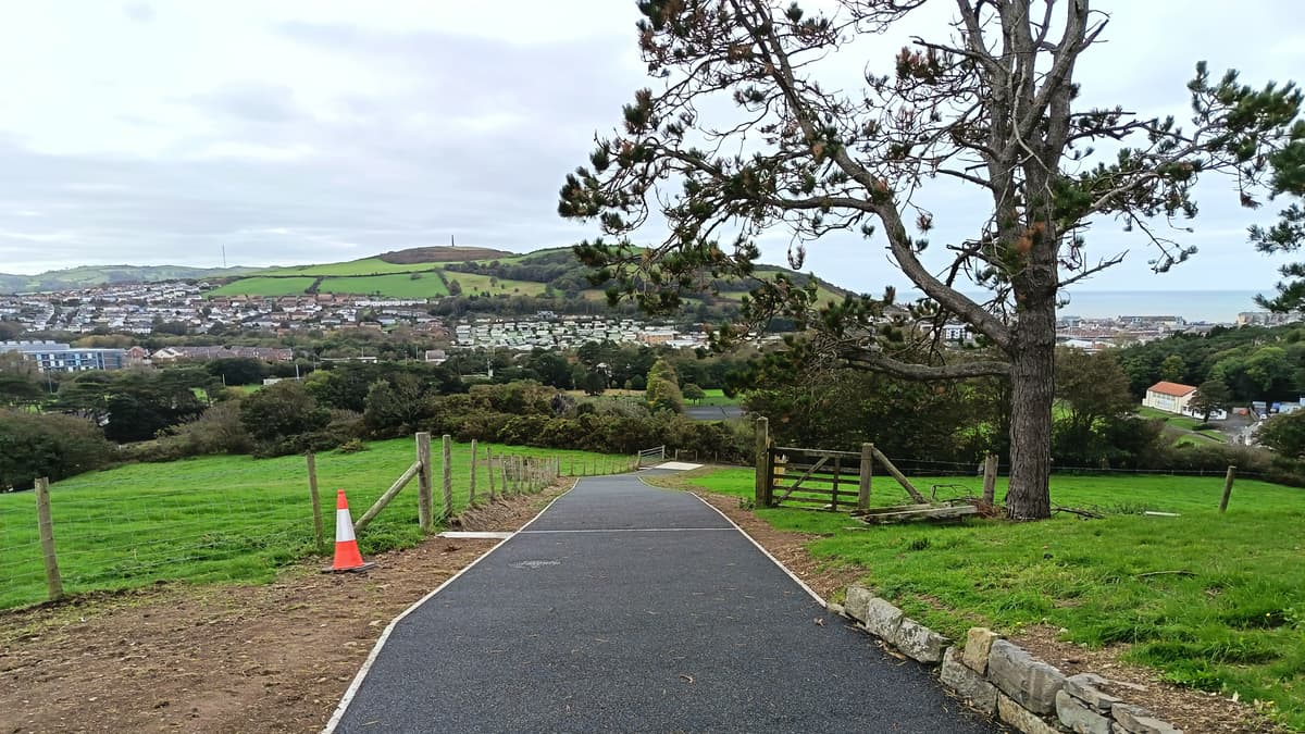 Pathway opened between Llanbadarn and National Library | cambrian-news ...