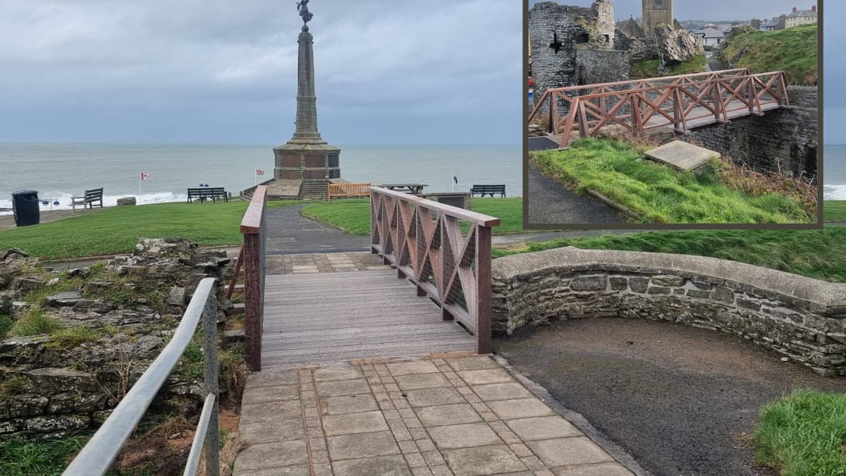 Castle ground bridges repaired in time for Remembrance Sunday ...