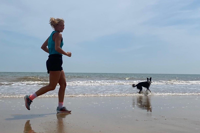 Woman running 200 marathons in 200 days to run the coast from Tenby to ...