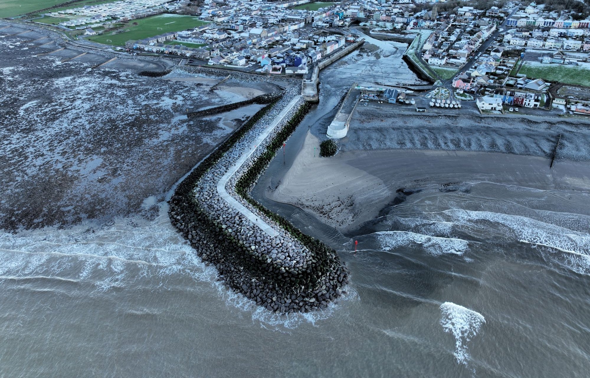 Aberaeron sea defences 'correct and effective', Ceredigion council says ...