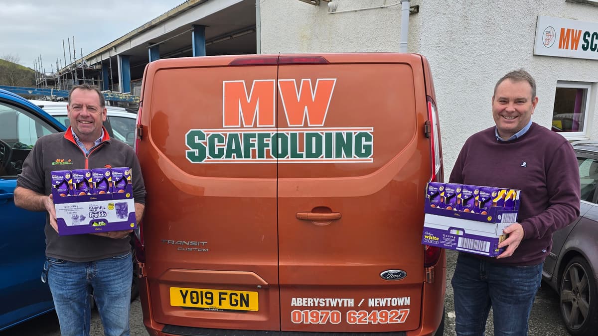 Scaffolding company help bring Easter cheer to Penparcau school ...