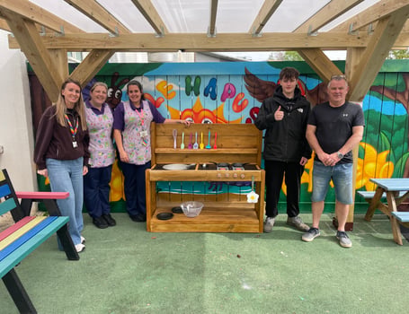 Student creates new wooden play equipment for Glangwili ward | cambrian ...
