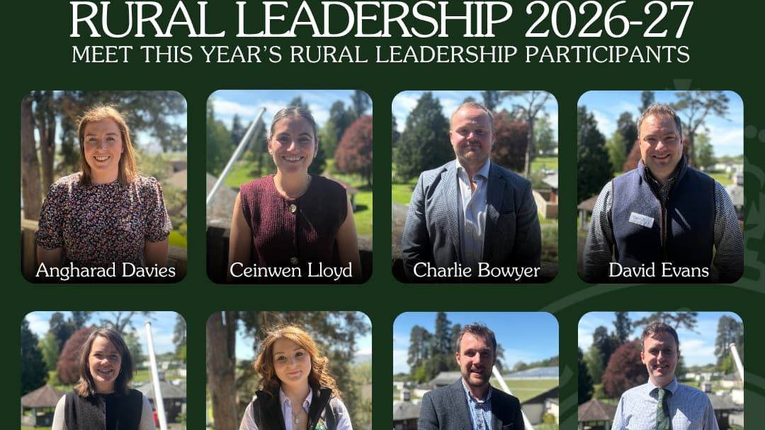 Agricultural Society names new leadership programme members | cambrian ...