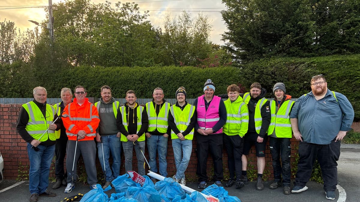 Motor club cleans up roadside after rally | cambrian-news.co.uk